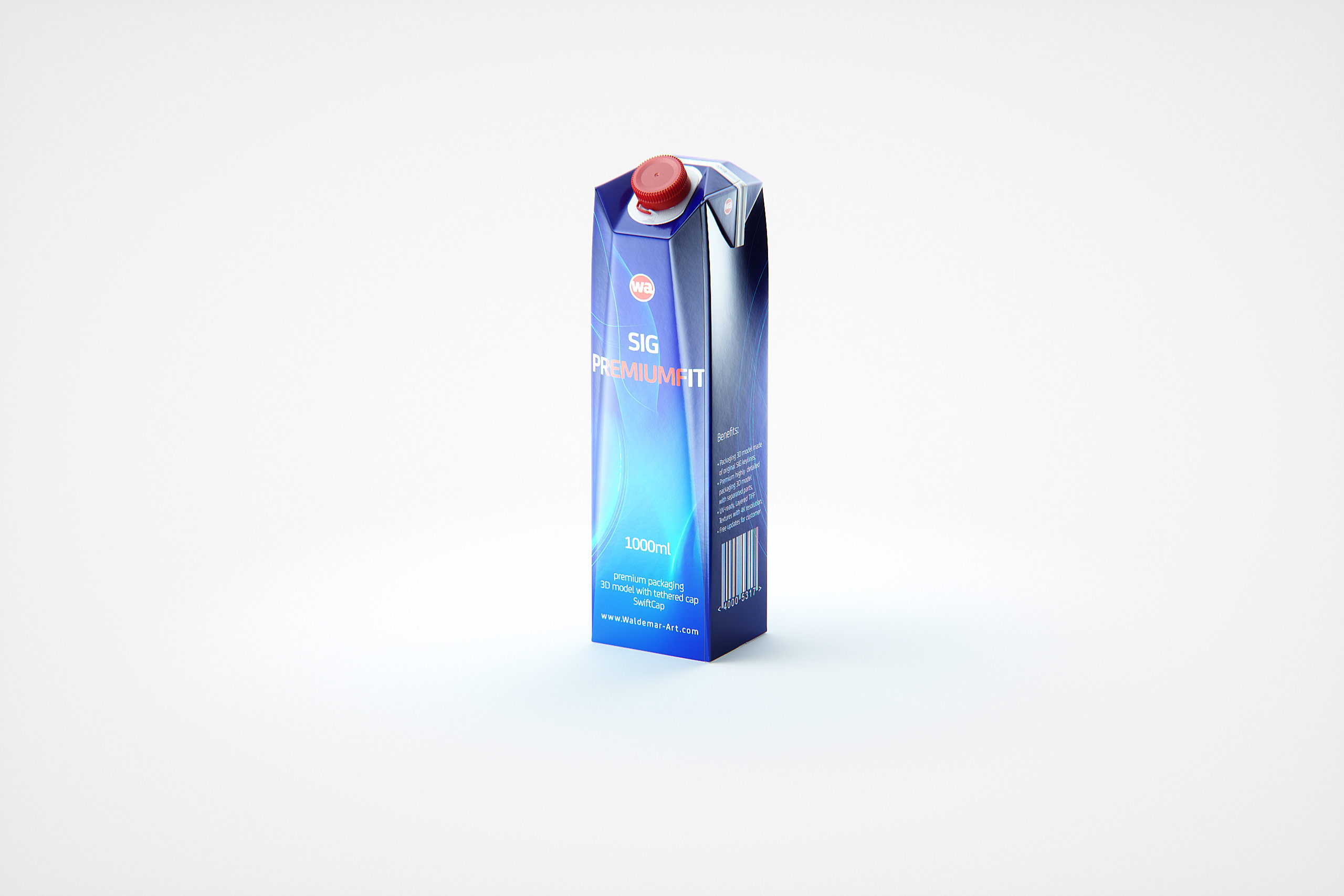 SIG PremiumFit (Combifit Premium) 1000ml with tethered cap SwiftCap ...