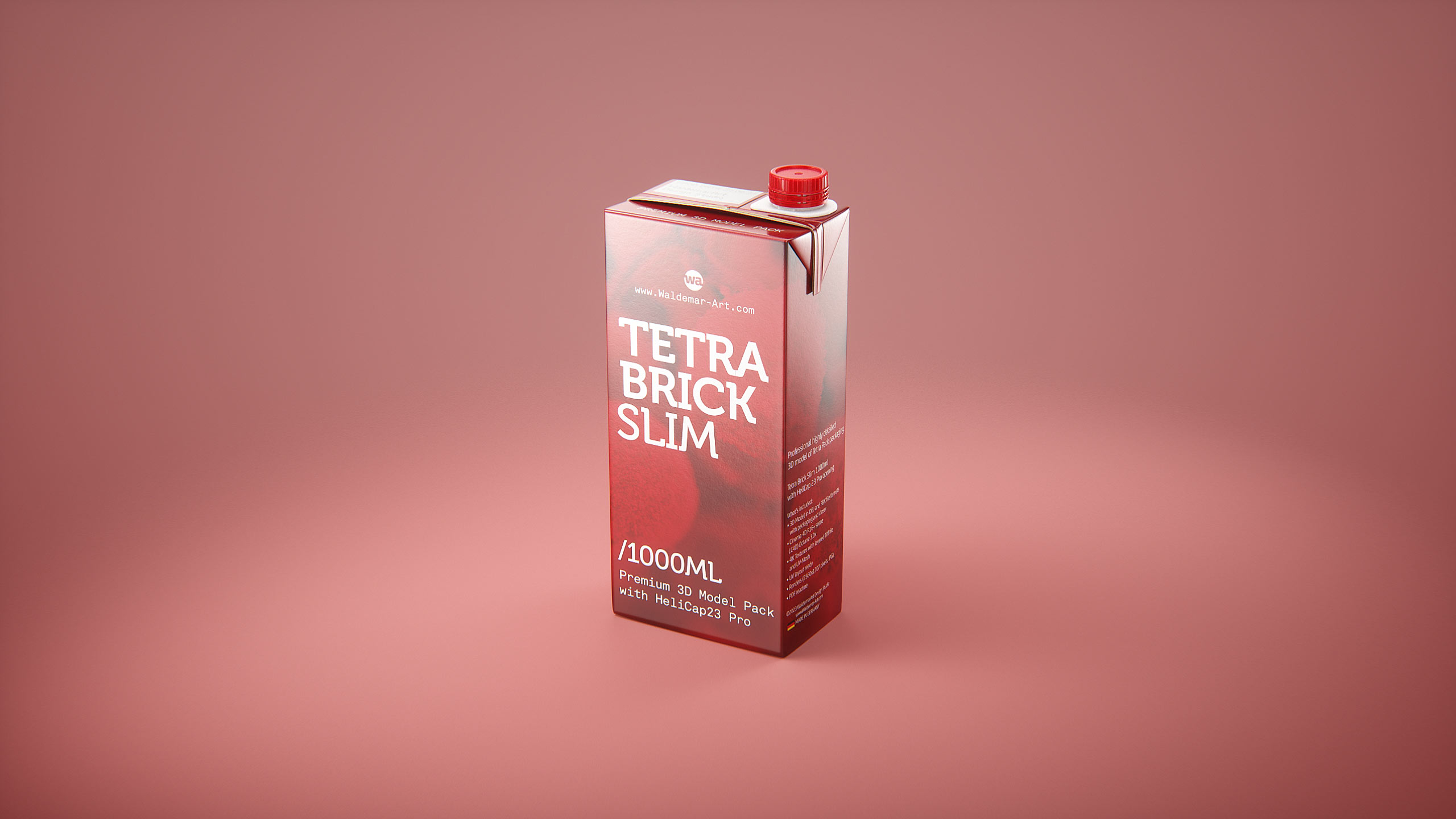 Tetra Brick Slim 1000ml with HeliCap23 Pro premium carton milk ...