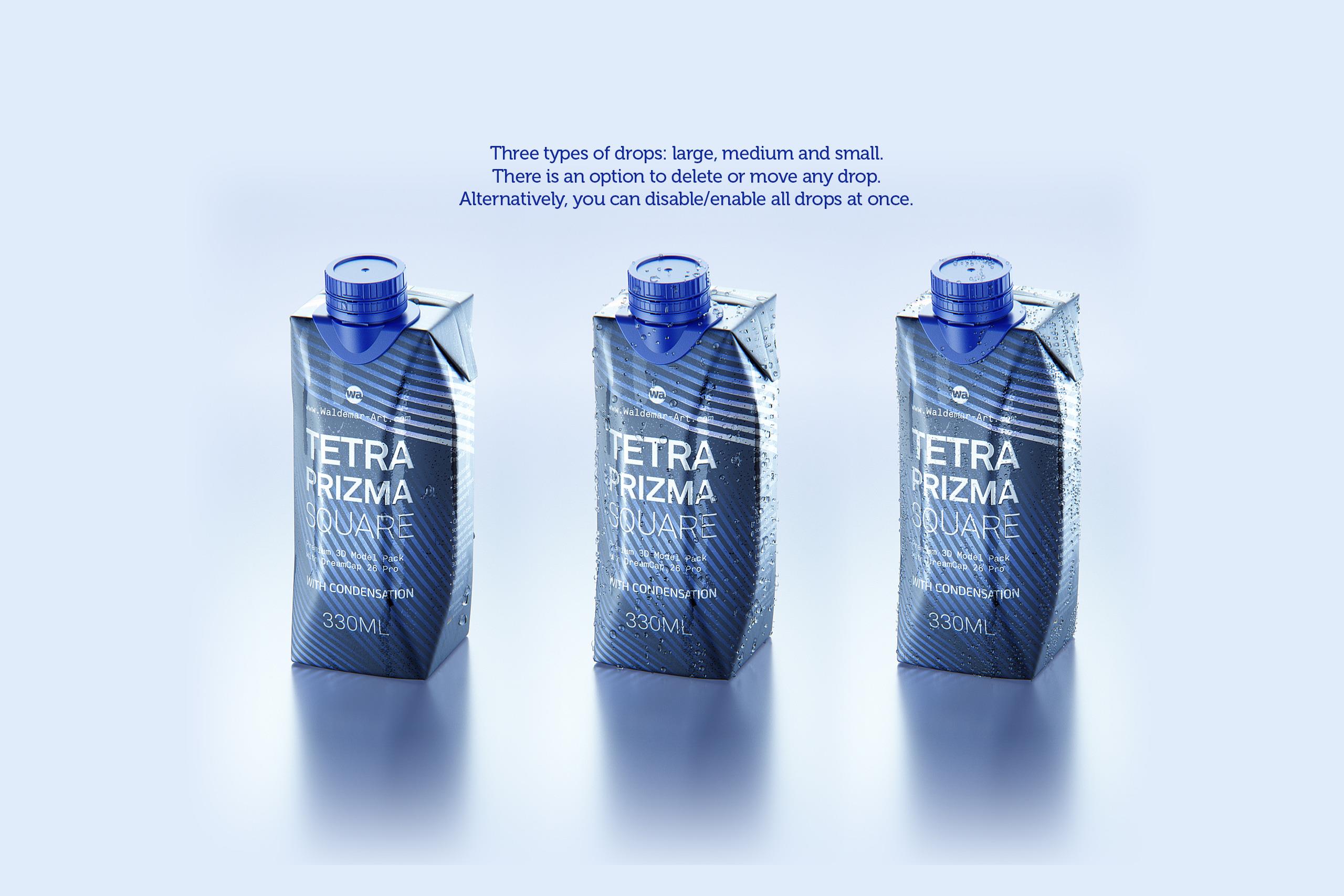 Tetra Prisma Square 330ml with Dream Cap 26 Pro and Condensation ...