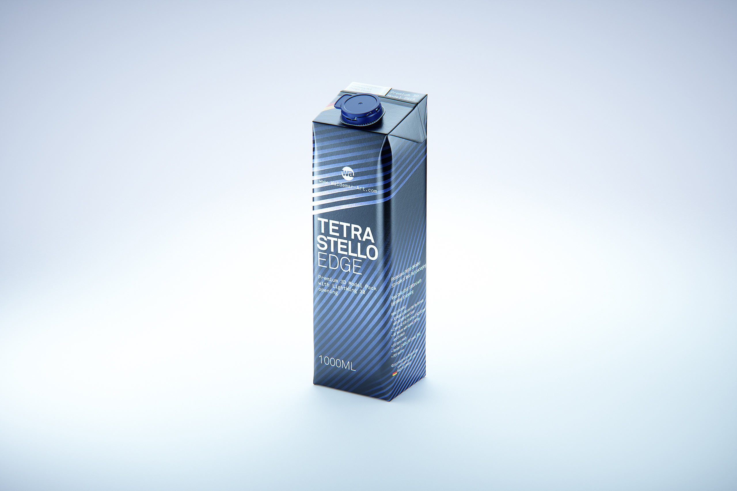Tetra Pak Stelo Edge 1000ml with LightWing 30 premium carton packaging ...