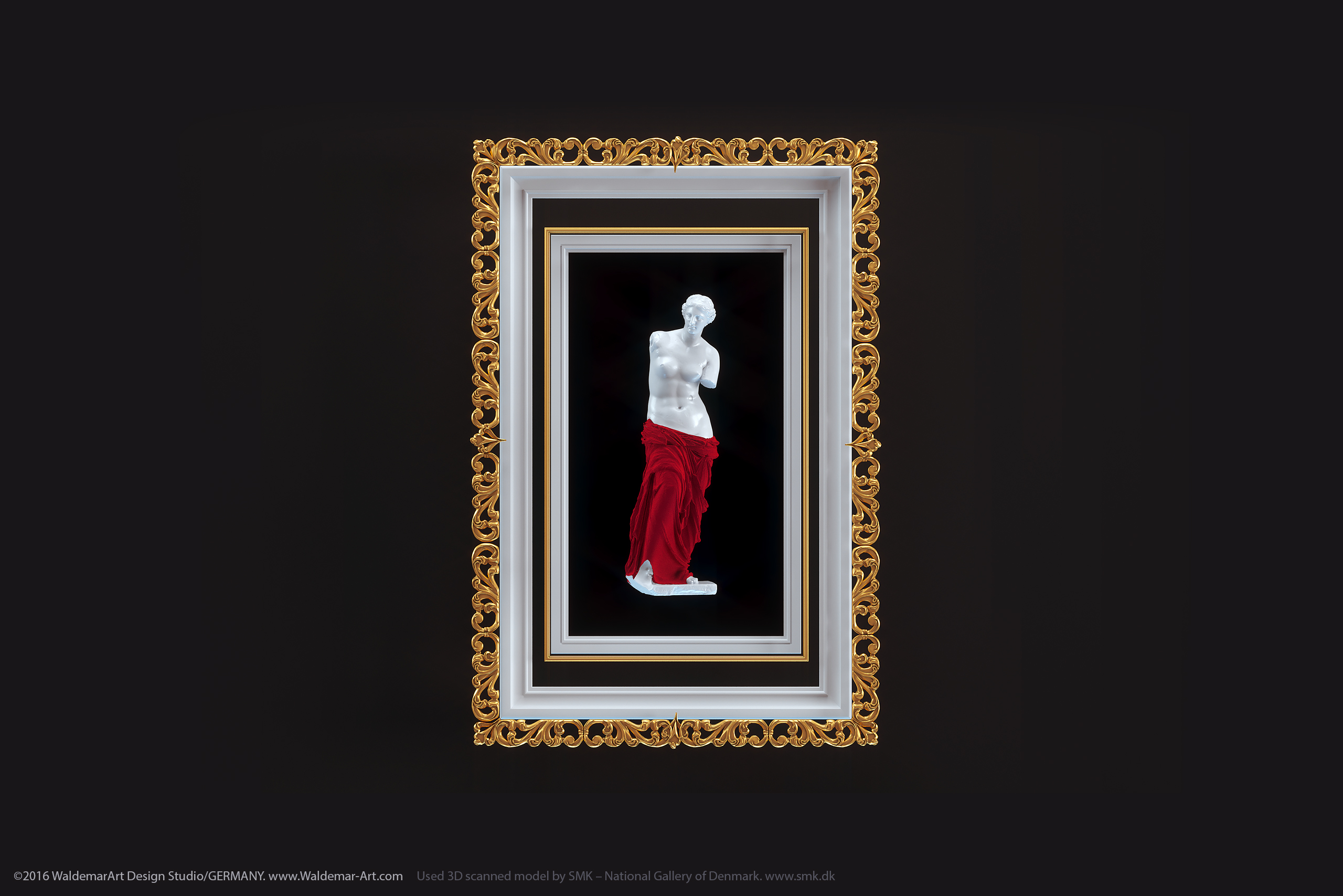 Venus de Milo (Aphrodite of Milos) 3D scanned model. Octane Render ...