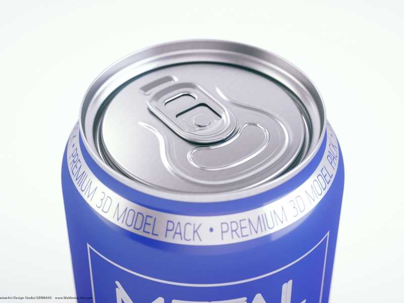 BALL (REXAM) Metal Standard Soda Can 330ml packaging 3D model / WA ...